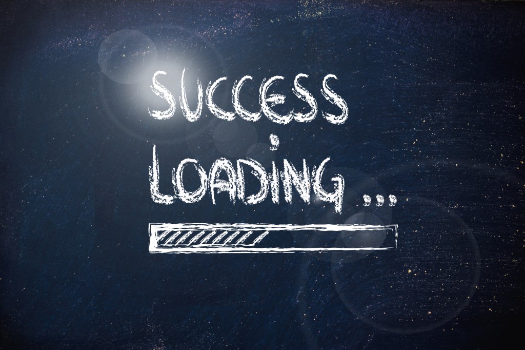 Success Loading, Progress Bar On Blackboard (sparkle) | Mijn Zakengids
